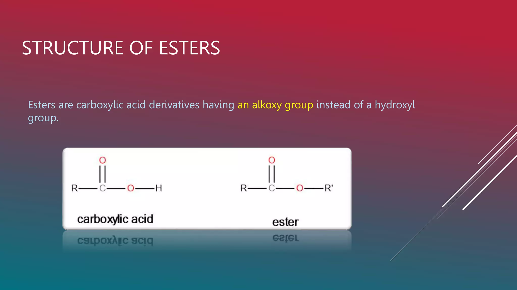 Properties of Carboxylic Acids and Esters.pptx | Chemistry | Science