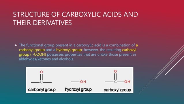 Properties of Carboxylic Acids and Esters.pptx | Chemistry | Science