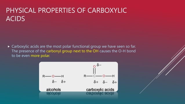 Properties of Carboxylic Acids and Esters.pptx | Chemistry | Science