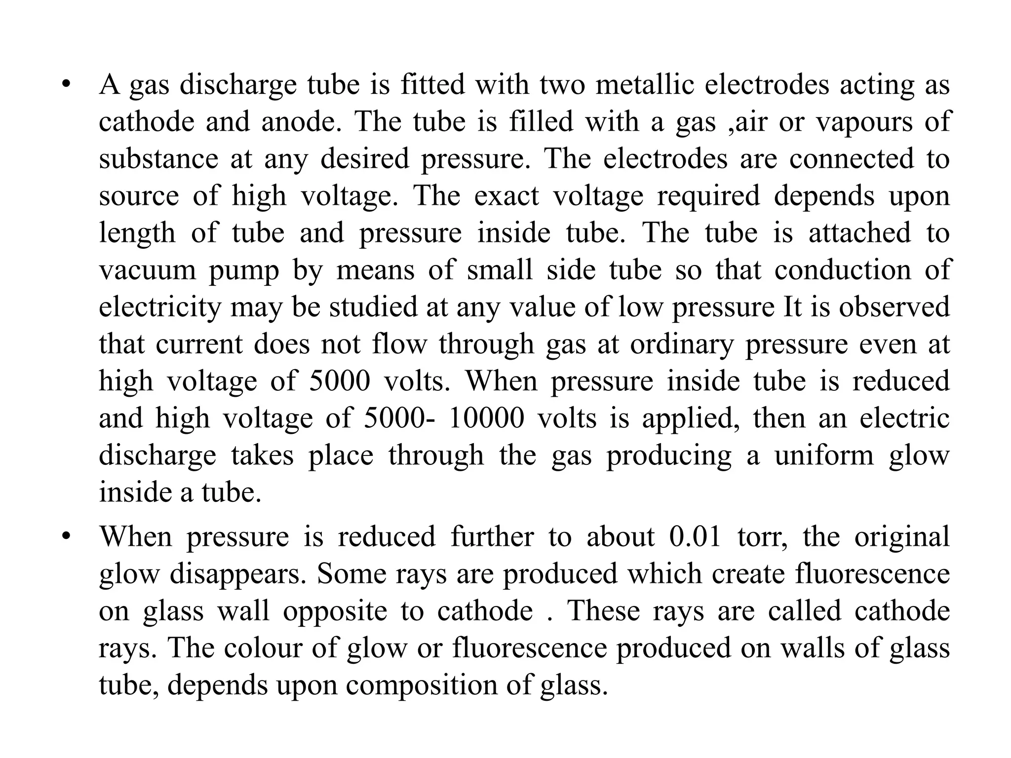 Properties of cathode and anode rays | PPTX