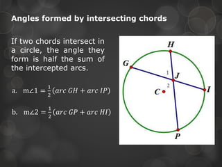 Properties of circle | PPTX