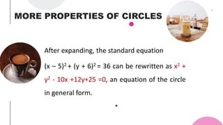 General equation of a circle | PPTX