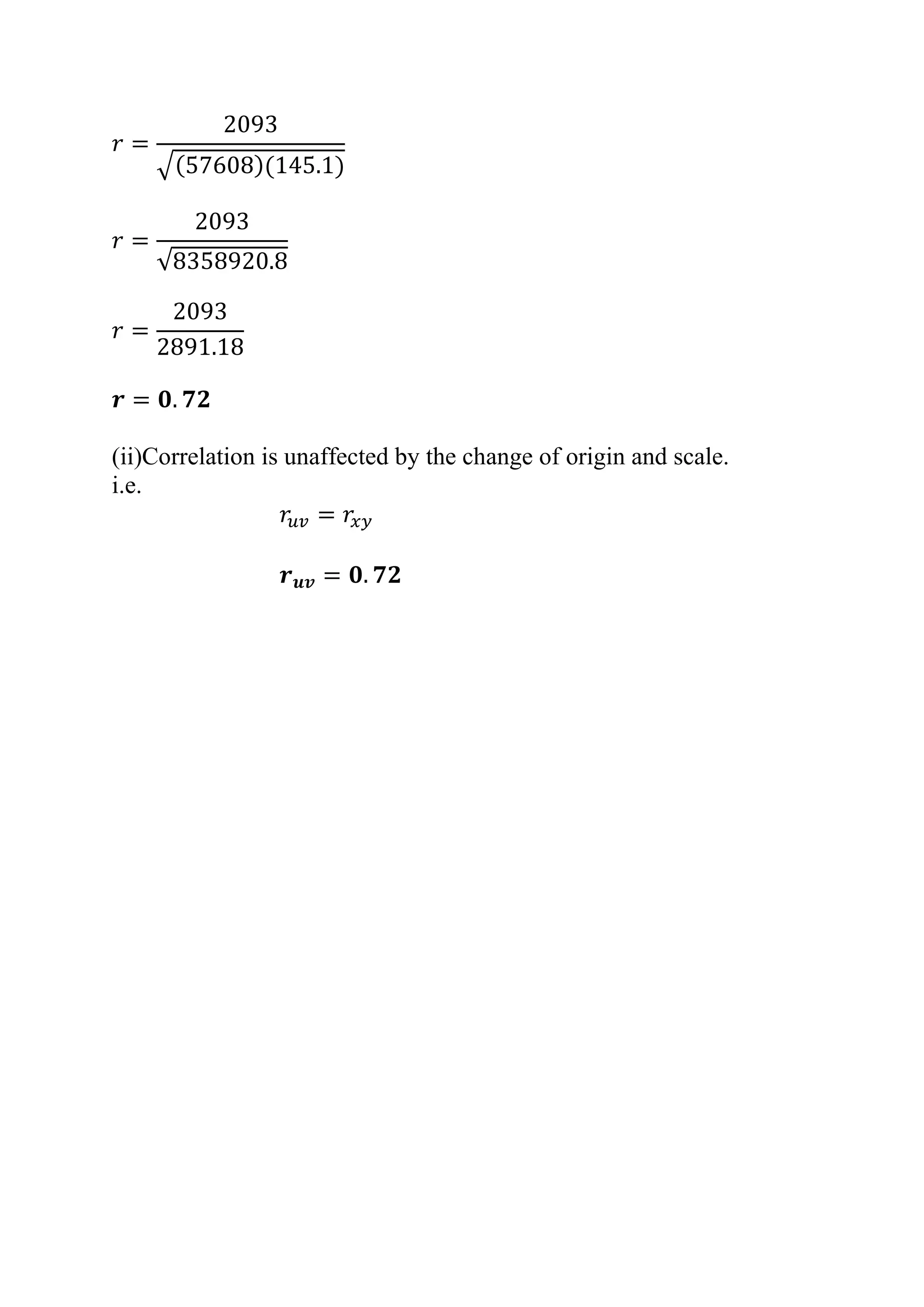 Properties Of Coefficient Of Correlation Pdf Physics Science
