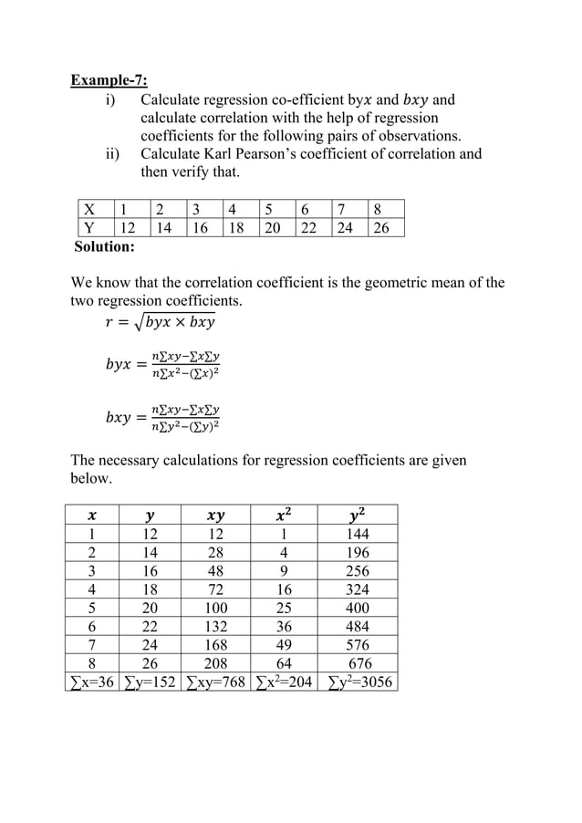 Properties of coefficient of correlation | PDF | Physics | Science