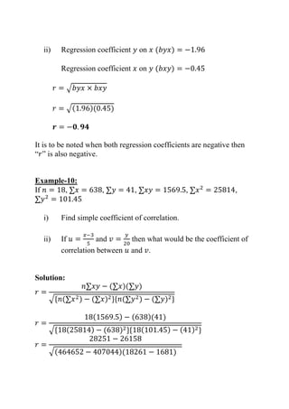 Properties of coefficient of correlation | PDF | Physics | Science