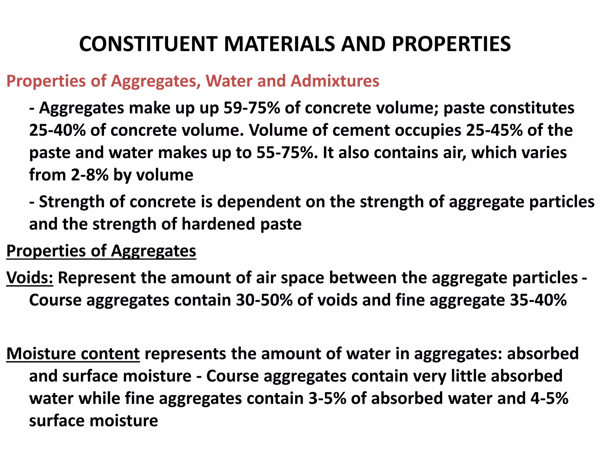 Properties of concrete | PDF
