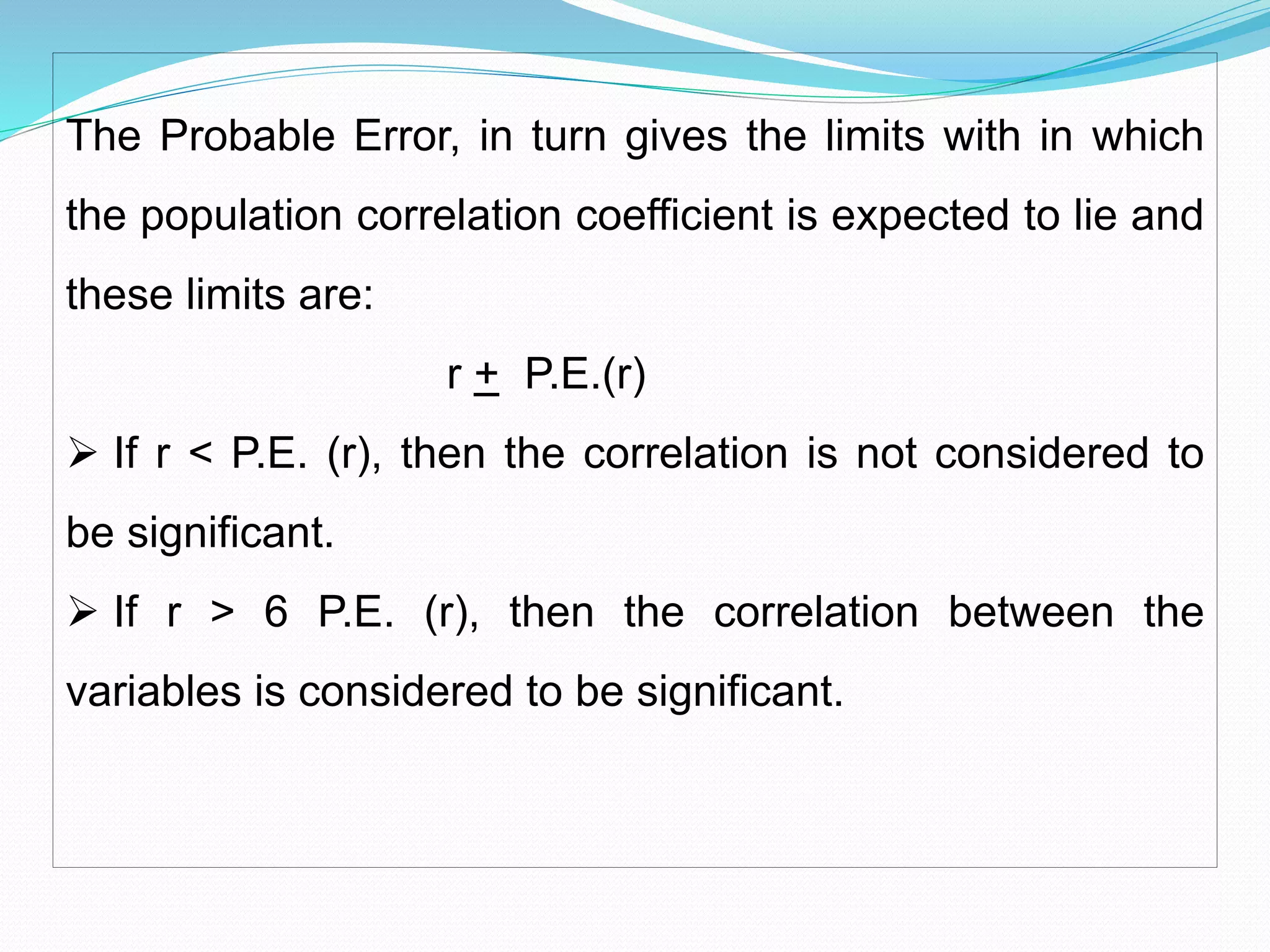 Properties of correlation coefficient | PPTX