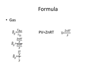 gas formation volume factor derivation | PPT