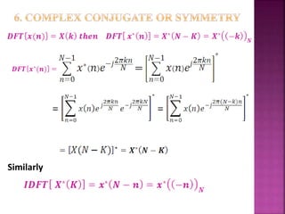 Properties of dft | PPTX