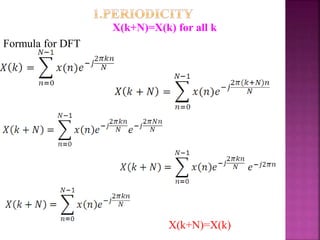 Properties of dft | PPTX