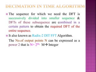Properties of dft | PPTX