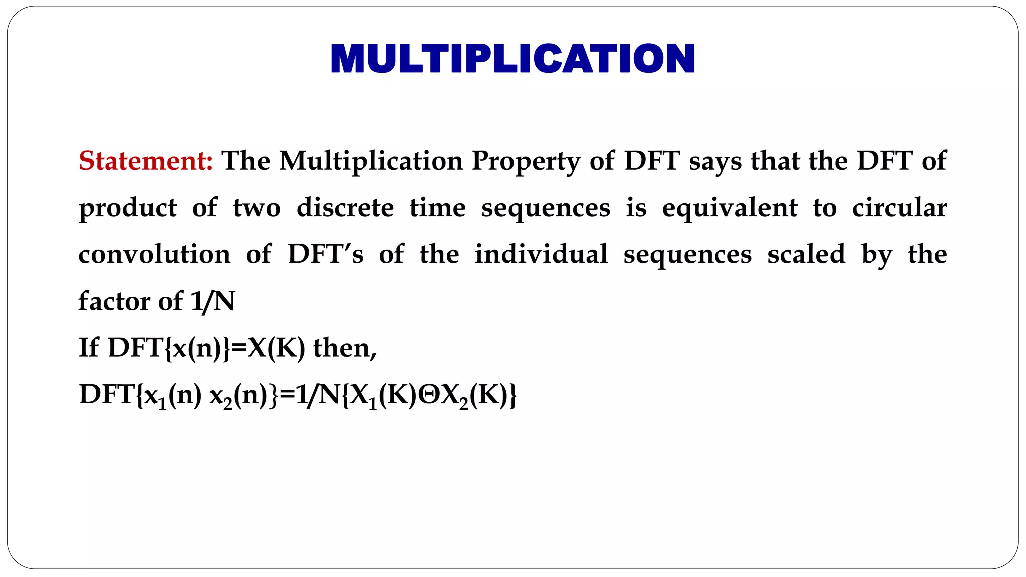 Properties Of Dft Pptx Physics Science