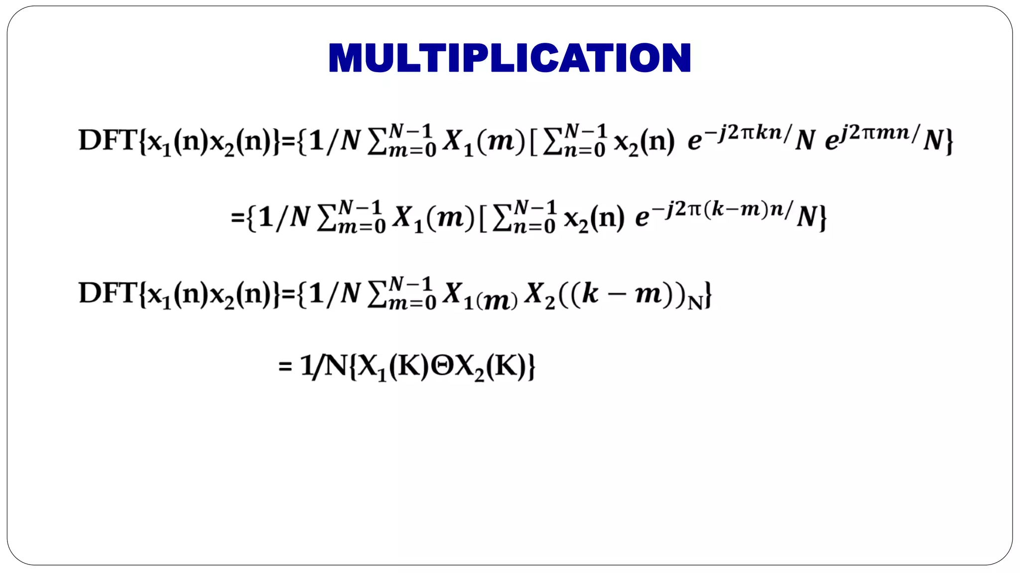 Properties of dft | PPTX