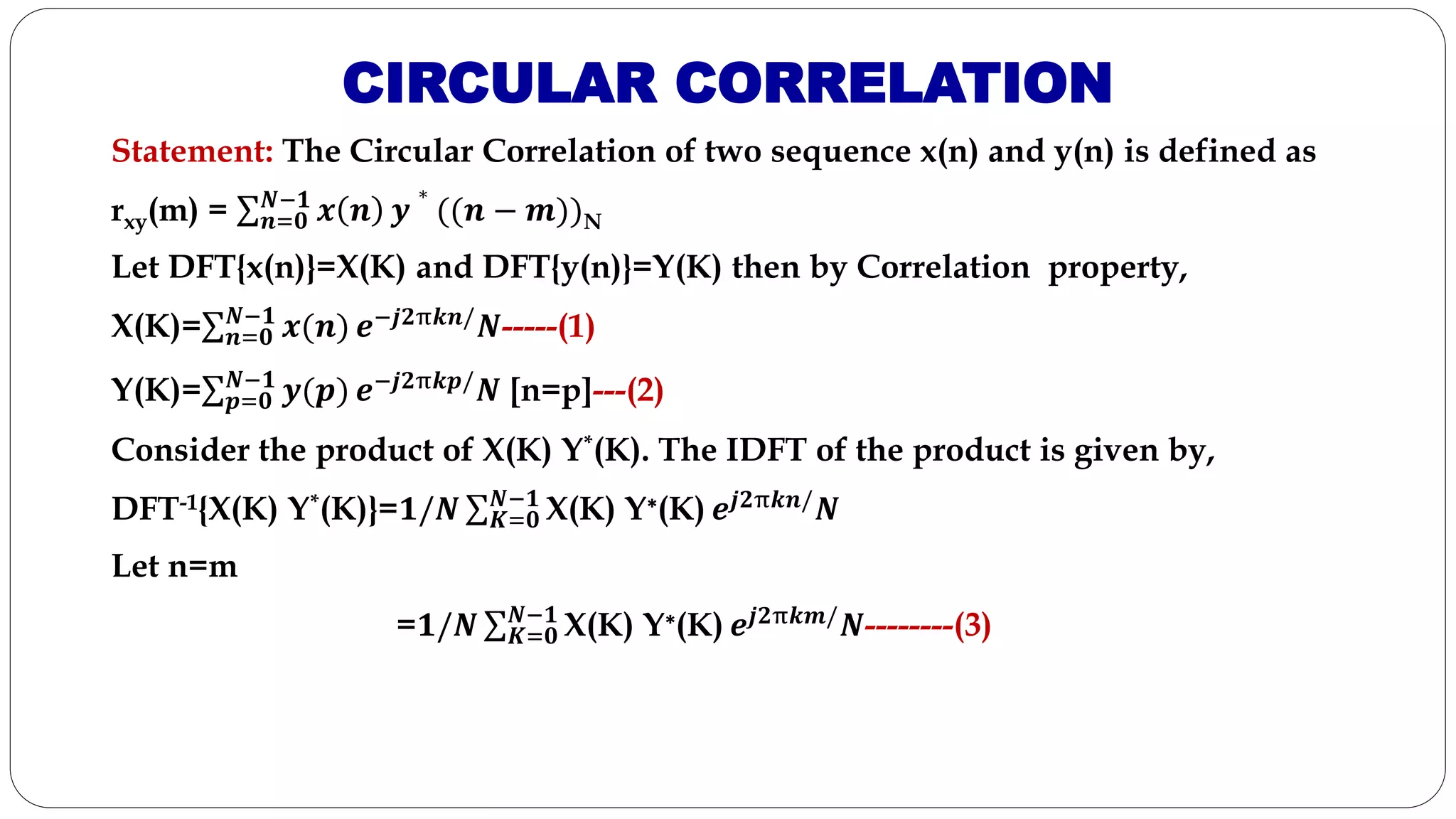 Properties of dft | PPTX