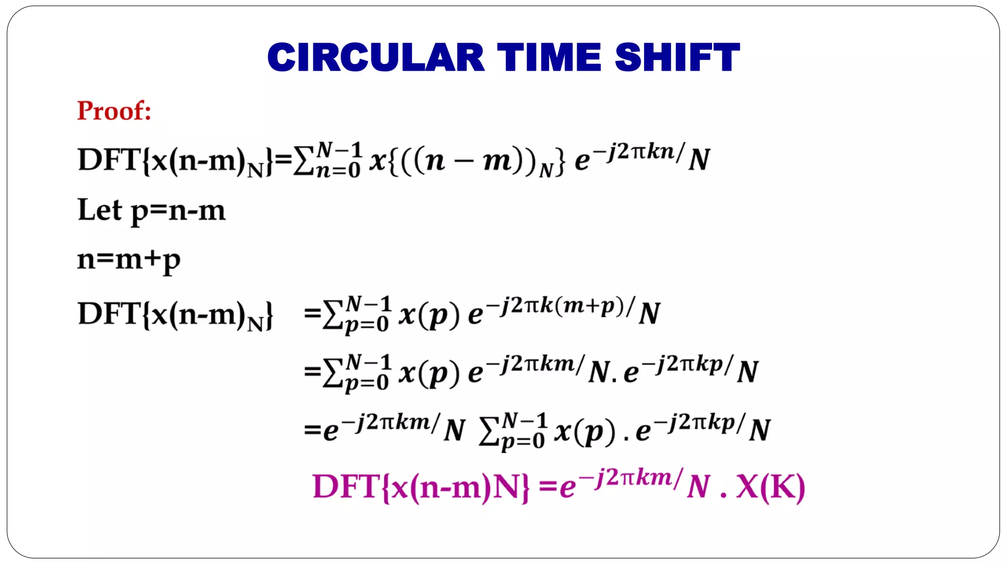 Properties of dft | PPTX