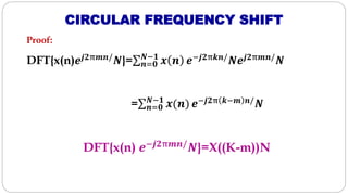 Properties of dft | PPTX