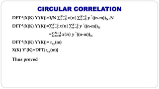 Properties of dft | PPTX