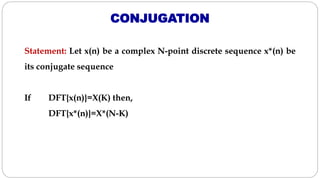 Properties of dft | PPTX