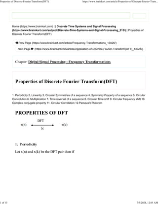 Properties of Discrete Fourier Transform(DFT).pdf