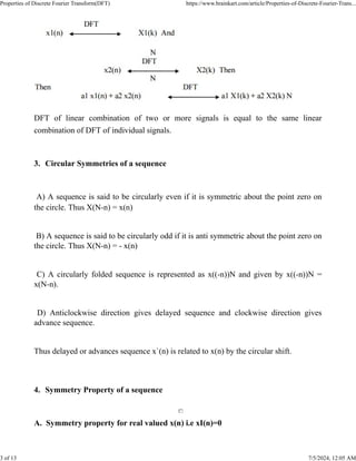 Properties of Discrete Fourier Transform(DFT).pdf