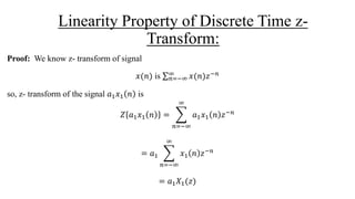 Z-Transform Properties | PPTX