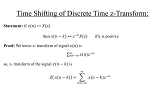 Z-Transform Properties | PPTX