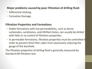 Properties of drilling fluids | PPTX