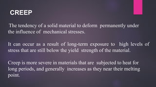 Properties of engineering materials | PDF