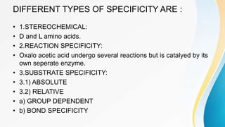 PROPERTIES OF ENZYMES.pptx