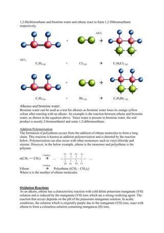 Properties of ethene | DOCX