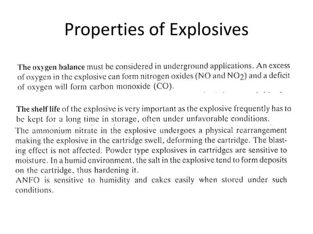 Properties_of_Explosives.pptx | Chemistry | Science