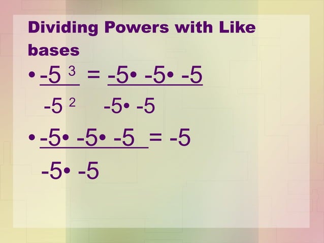 Properties Of Exponents | PPT | Physics | Science