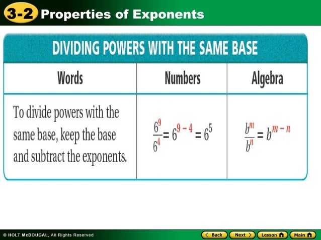September 4th_Properties of exponents | PPT