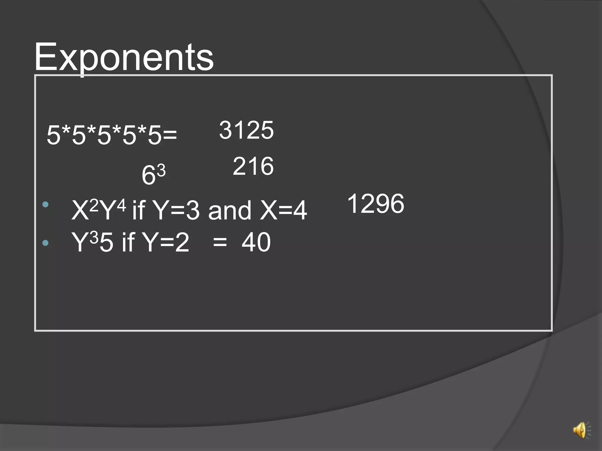 Properties of exponets | PPT