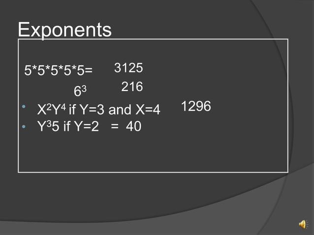 Properties of exponets | PPT