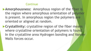 Fiber properties | PPT