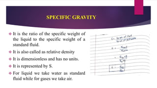 Properties of fluids | PPTX