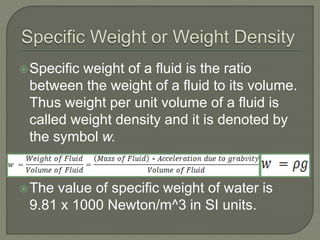 Properties of fluids c | PPTX