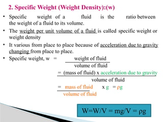 PROPERTIES OF FLUIDS mechanics Civil engineering | PPTX