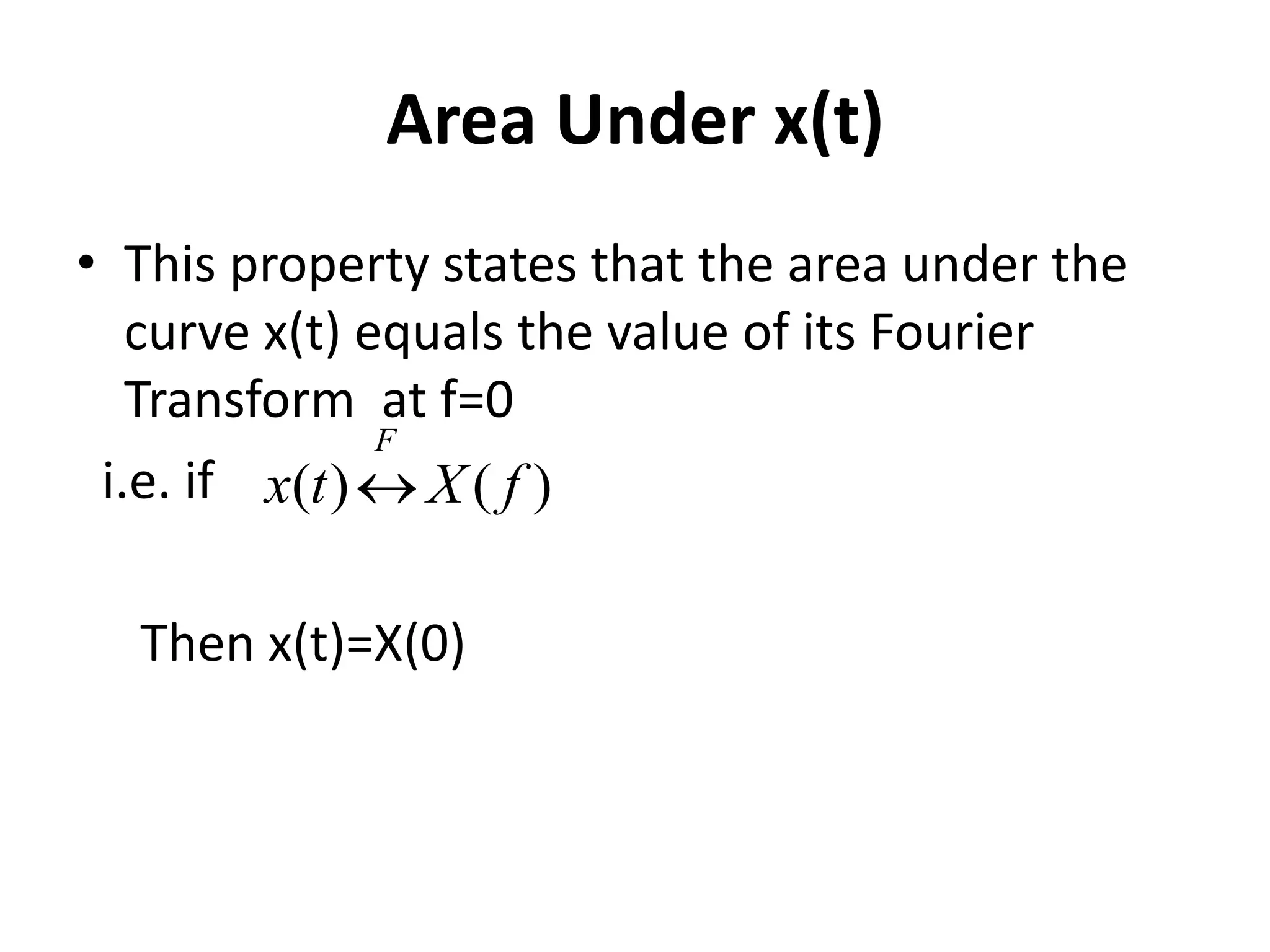 Properties of fourier transform | PPTX