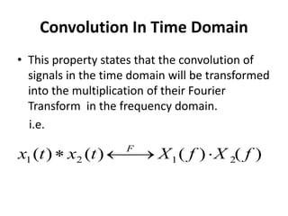 Properties of fourier transform | PPTX