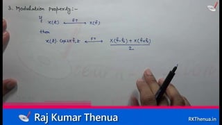Properties of fourier transform | Communication Systems | PPTX