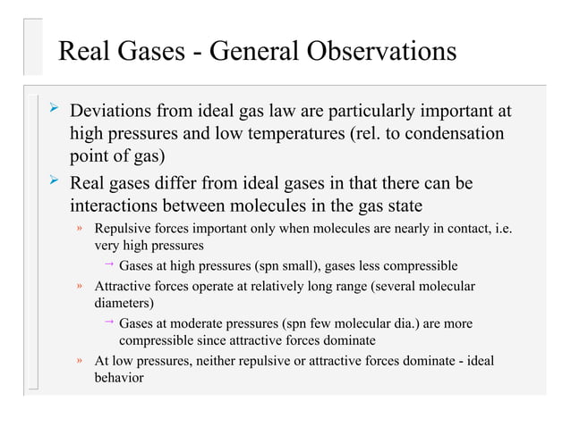 PROPERTIES OF GASES (REPORT) Physical Chemistry 1 Undergraduate Lesson.ppt