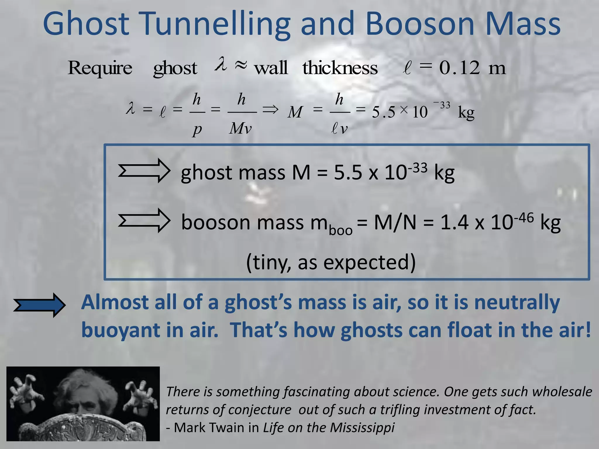 The Physical Properties of Ghosts | PPTX