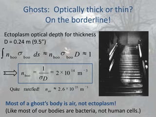The Physical Properties of Ghosts | PPT