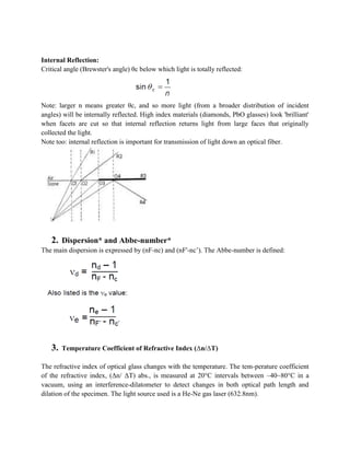 Properties of glass | DOCX | Chemistry | Science