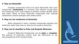 Properties of Ionic and Covalent Compounds.pptx | Chemistry | Science