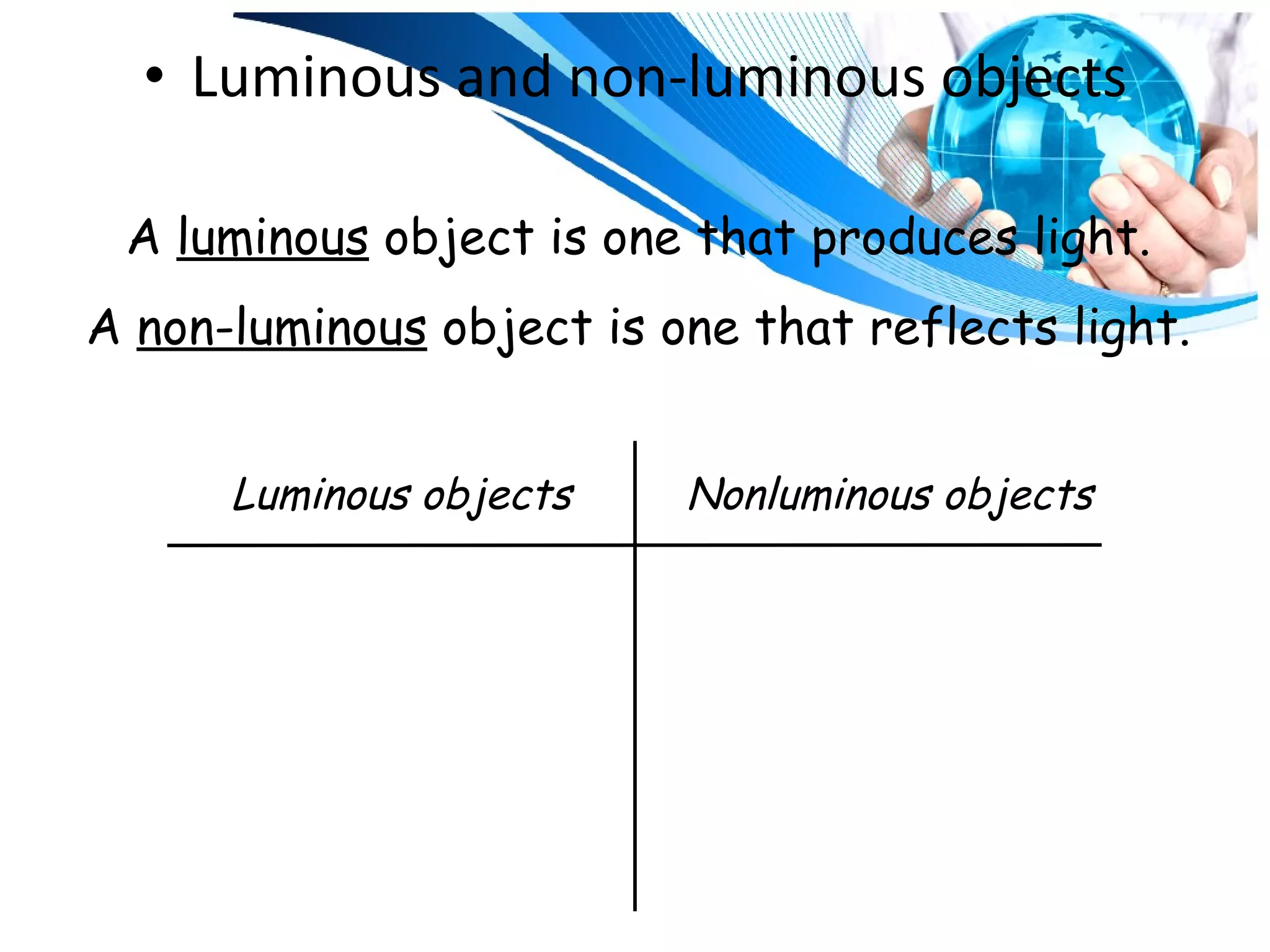 Properties of light | PPT