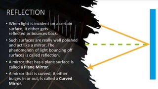 PROPERTIES OF LIGHT for middle school students | PPTX