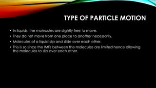 Properties of liquids power point | PDF